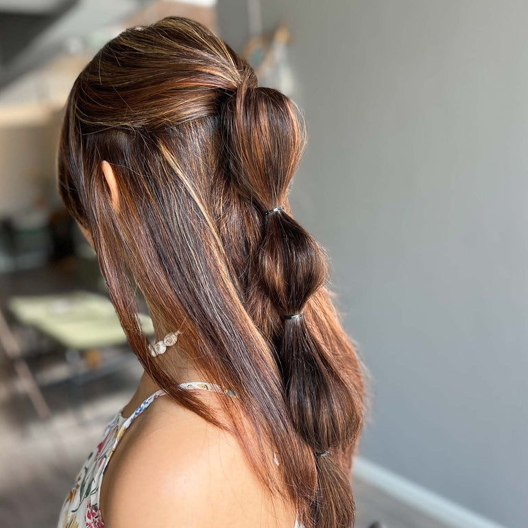 Halo Extensions – Dark Brown – Classic hair extensions | Nish Hair From ...